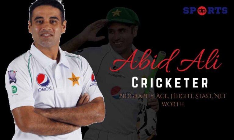 Abid Ali Cricketer: Biography, Age, Height, Career, Stats, Wife, Net ...